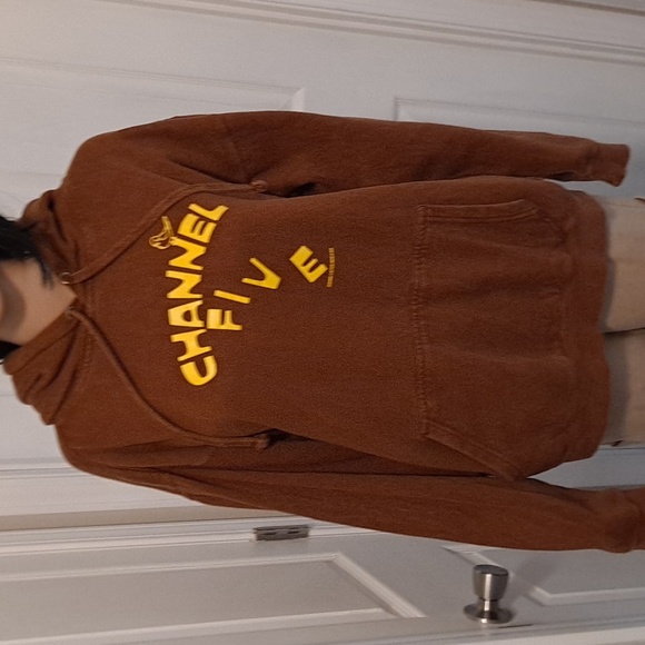 Channel 5 | Tops | New Channel 5 The Traveling Truth Brown Hoodie ...
